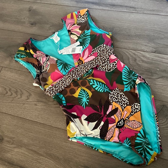 Bleu Rod Beattie | Swim | New Rod Beatte Tropical Print Ine Piece ...